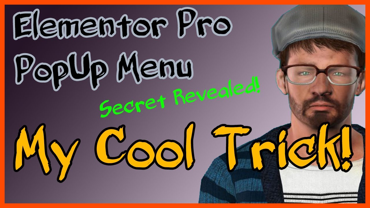 Cool Elementor Slide Out Menu Using Popups | Nice Off Canvas Menu In ...