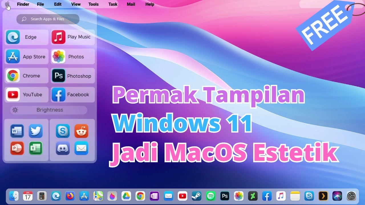 Permak Tampilan Windows 11 Jadi MacOS Estetik Yang Menarik Dengan ...
