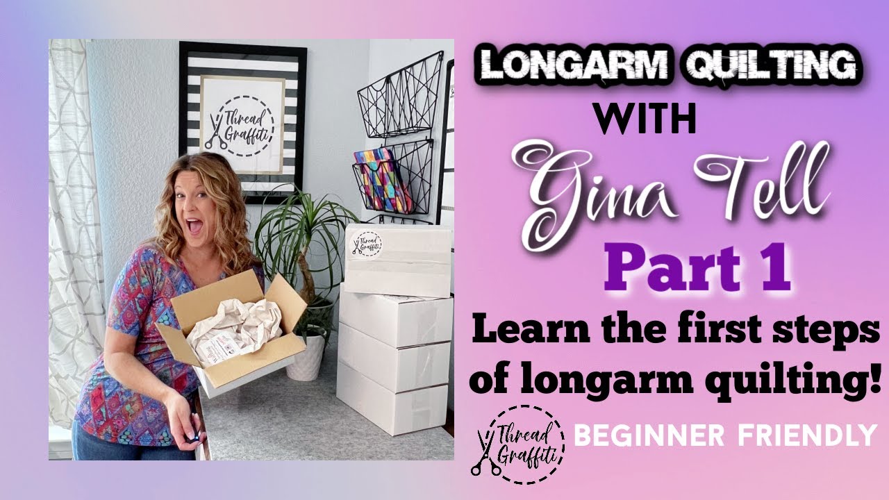 Longarm Quilting with Gina Tell - Try my new Thread Box filled with my ...