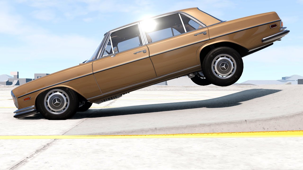 BeamNG Drive - Mercedes Benz W109 Suspension Testing - YouTube