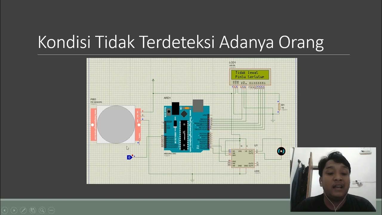 Simulasi Pintu Otomatis Dengan Menggunakan Arduino dan Proteus - YouTube