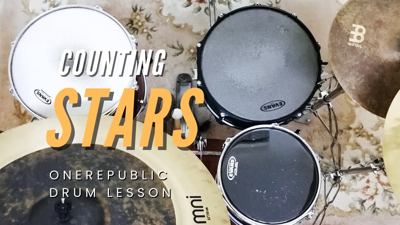 Counting Stars - Drum Grade 1 Lesson - OneRepublic - YouTube