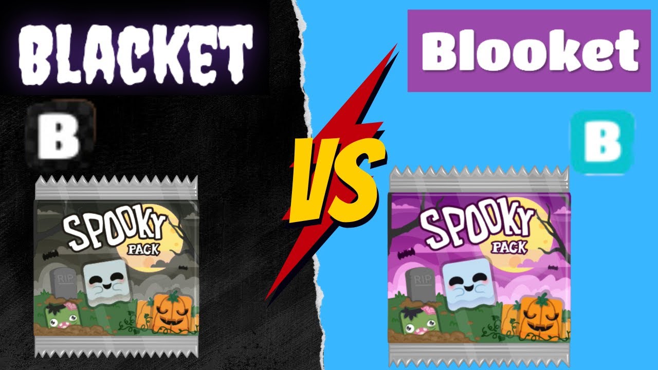 Blooket VS Blacket: 2000 Token Spooky Pack Opening! [CHROMA] - YouTube