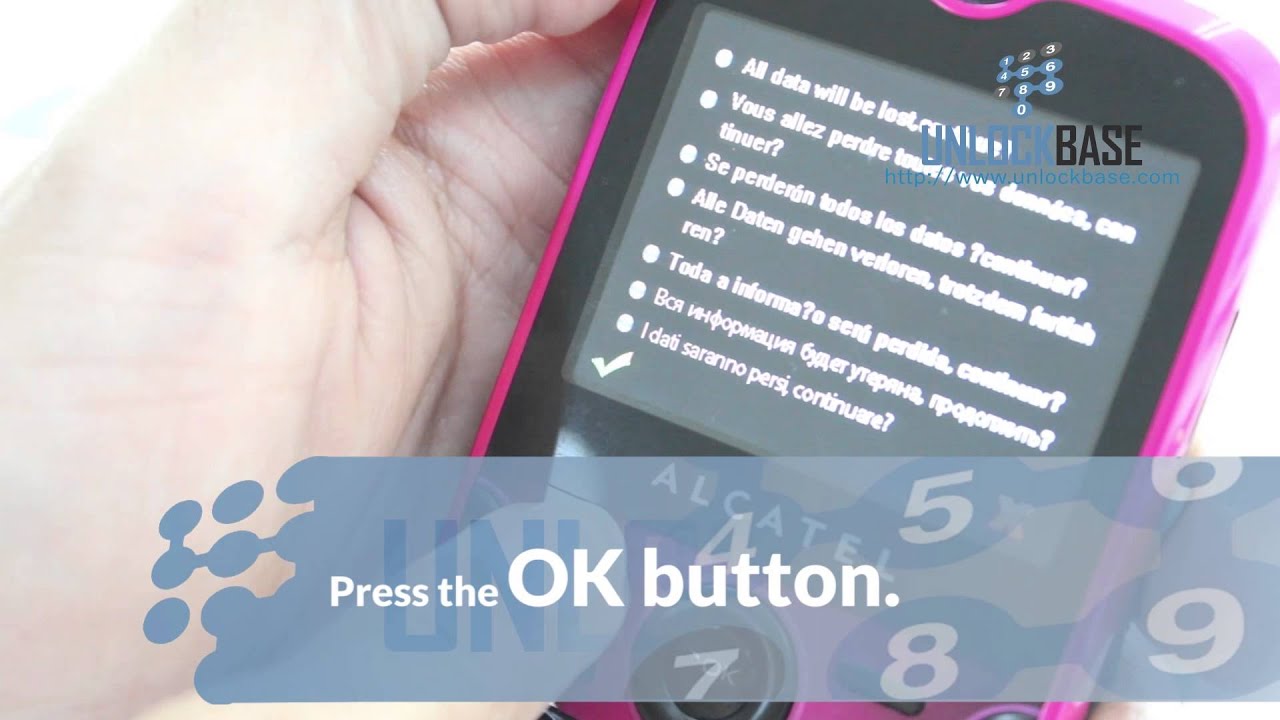 How to Hard Reset your Alcatel One Touch Tribe (OT-800) - YouTube
