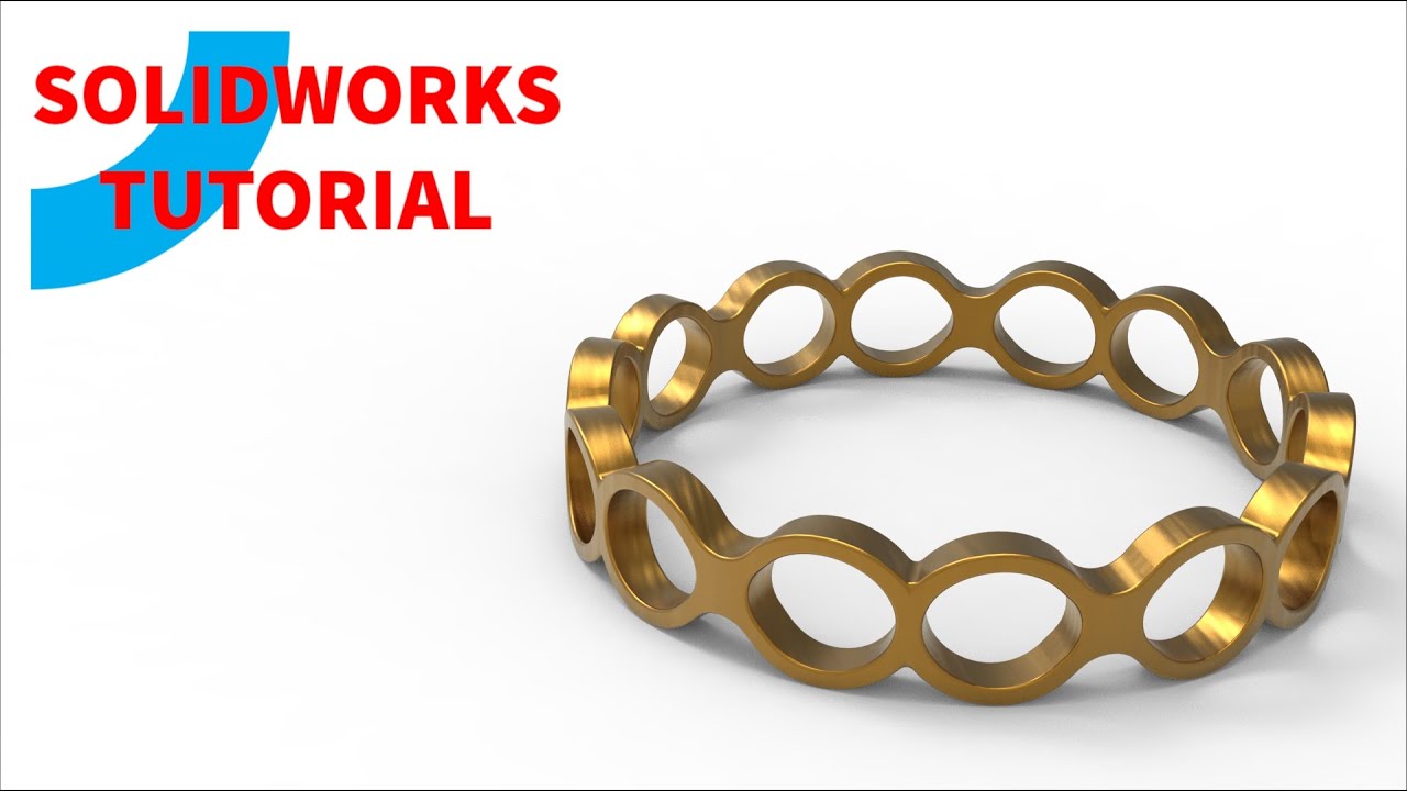 「DESIGN 397」 Infinity Ring | Solidworks tutorial - YouTube