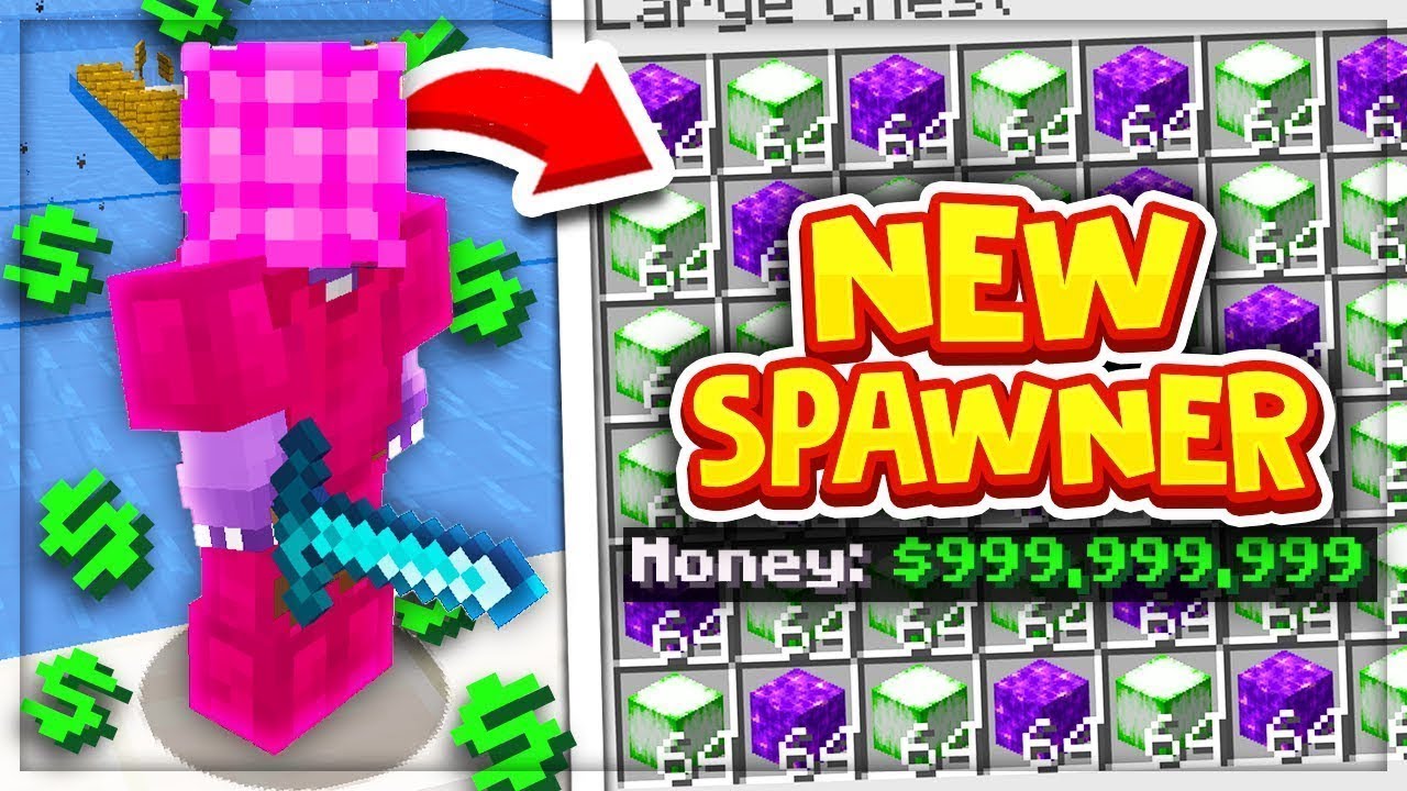 BEST AUTO MOB MONEY FARM makes BILLIONS on BEST SKYBLOCK SERVER! | New Minecraft SKYBLOCK SERVER ...