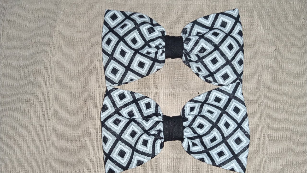 DIY Fabric Bows/Hair Accessories Bow/How to Make Handmade Fabric Bows Tutorial by Easy Art ...