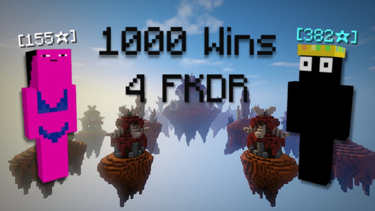 I helped my friend hit 1000 Wins and 4 FKDR In Hypixel Bedwars! w/Sowey ...
