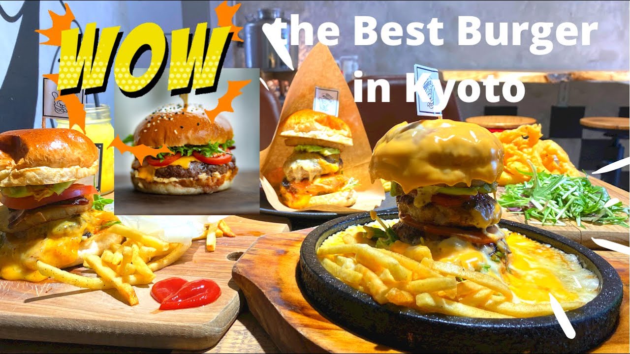 The Best Burger in Kyoto Japan! Upit’s Burger in Arashiyama - YouTube