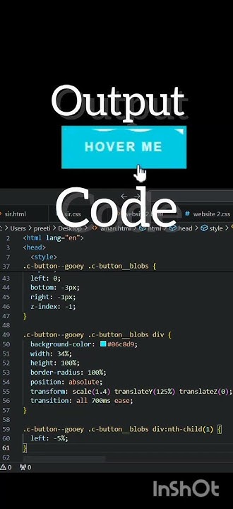 Button Animation In Html Css Coding Frontendcourse Htmlcss