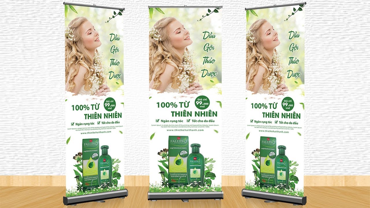 Roll up Tutorial | Hướng dẫn thiết kế Banner Roll up bằng Photoshop ...