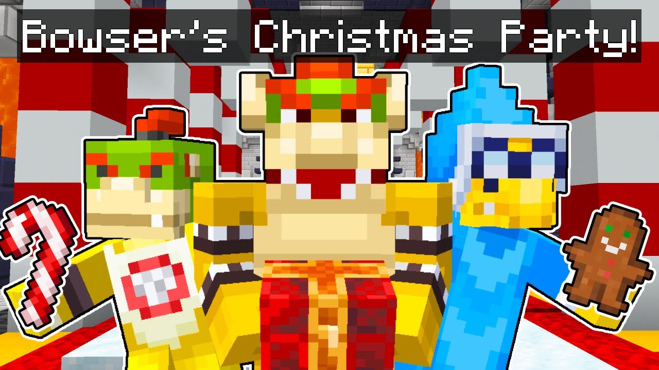Bowser's Christmas Party! 🎁⛄Minecraft Super Mario [303] - YouTube