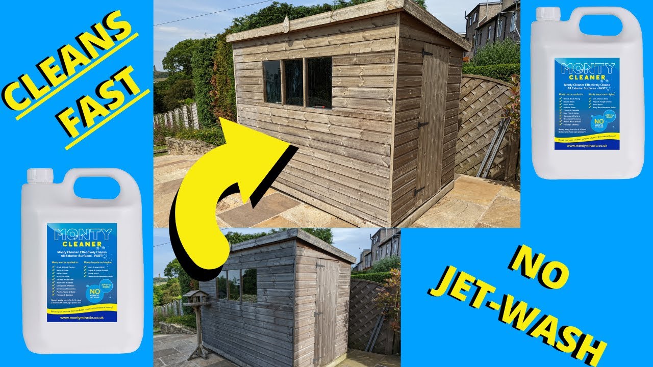 Outside shed cleaning - YouTube