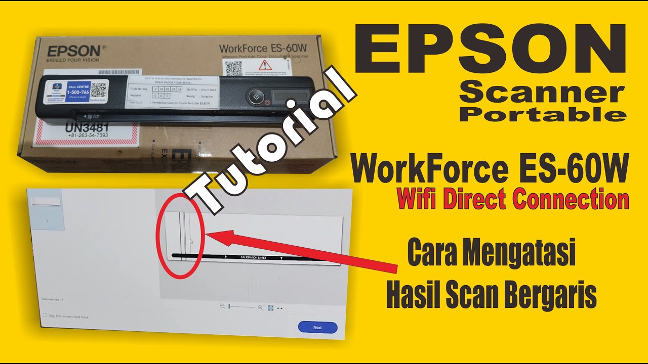 Tutorial Instalasi Wifi Direct Epson Scanner WorkForce ES-60W, dan ...