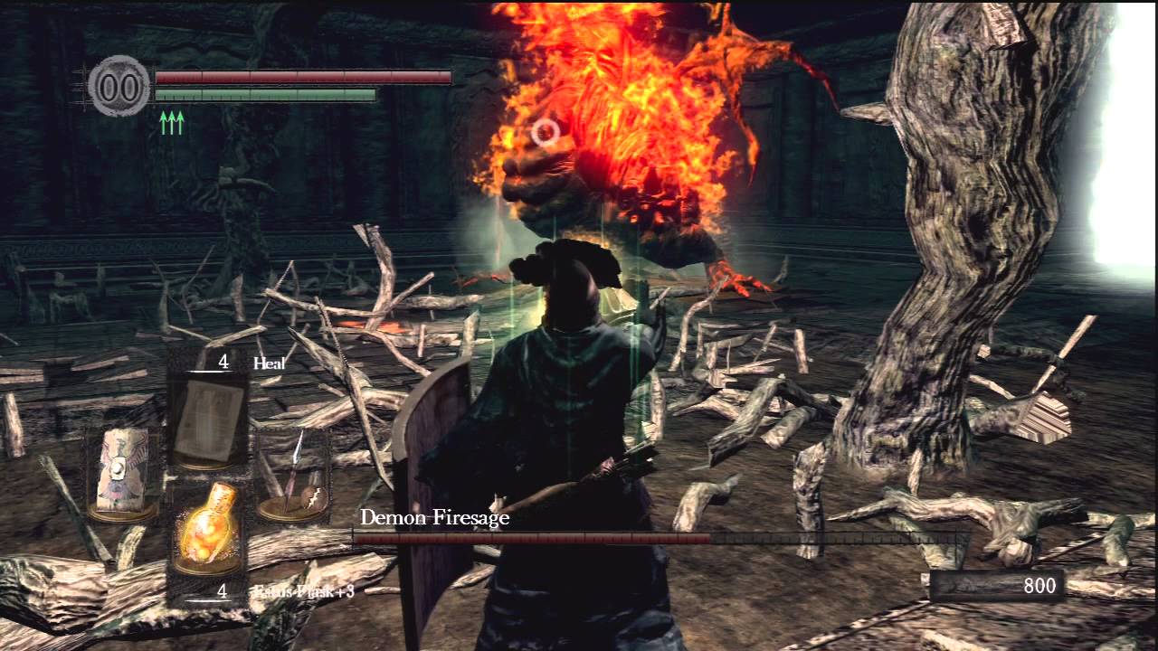 Dark Souls - Demon Firesage Boss Fight (Strategy) - YouTube