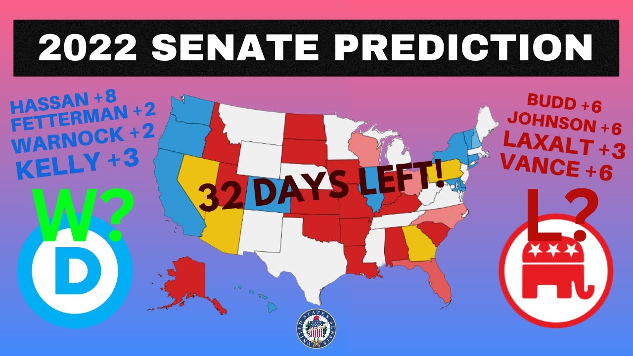 Will Republicans win the Senate? | 2022 Updated Senate Prediction ...