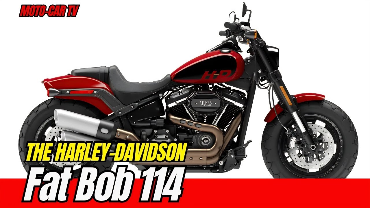 The Harley-Davidson Fat Bob 114: A Modern Icon of American Muscle - YouTube