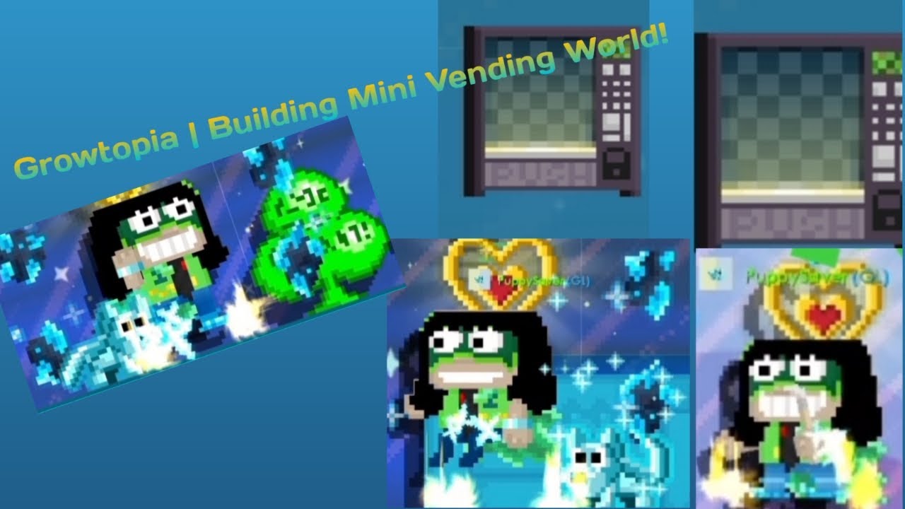 Growtopia | Building Mini Vending world! 😯🙂🌈🌈 - YouTube