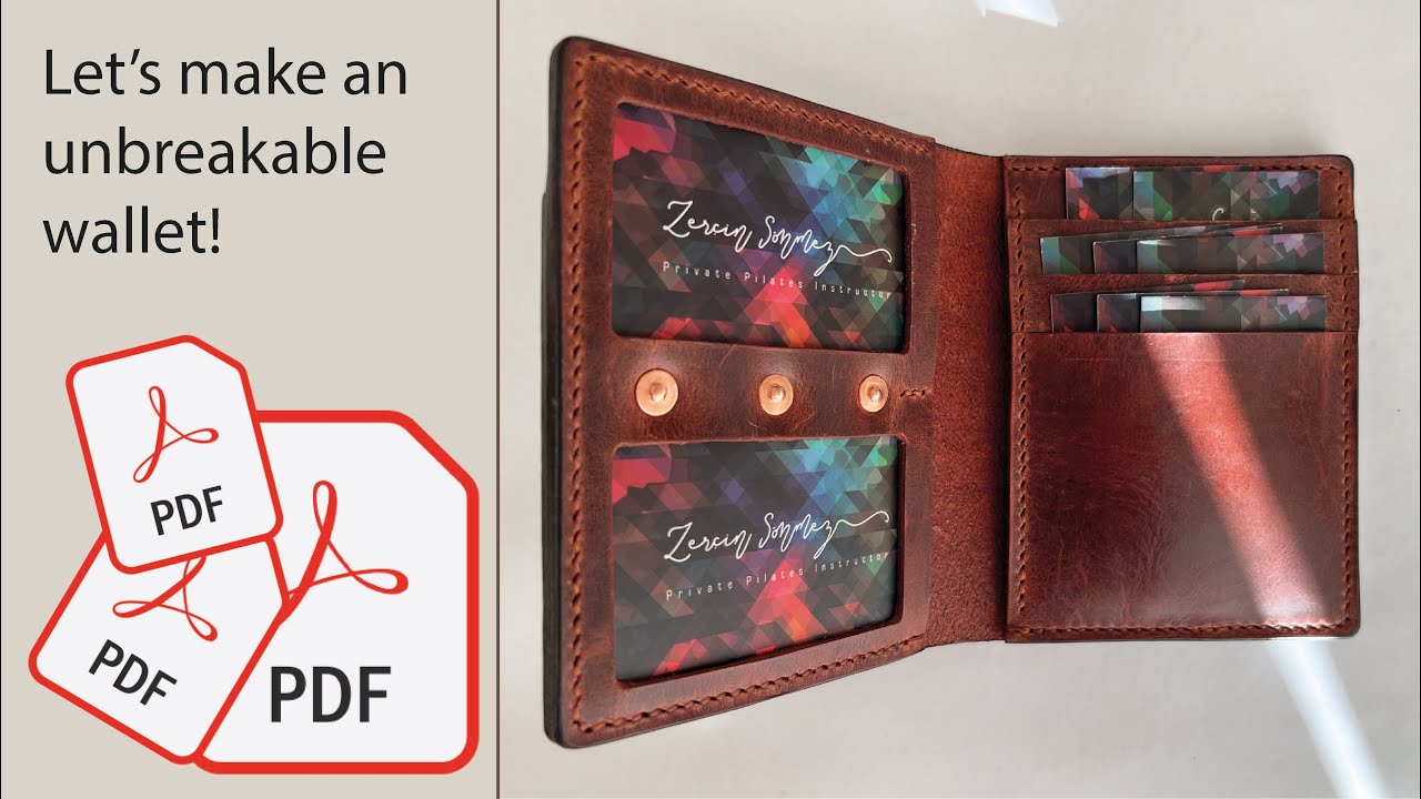 Unbreakable wallet, an homage to Mascon Leather (Artie Shell). With ...