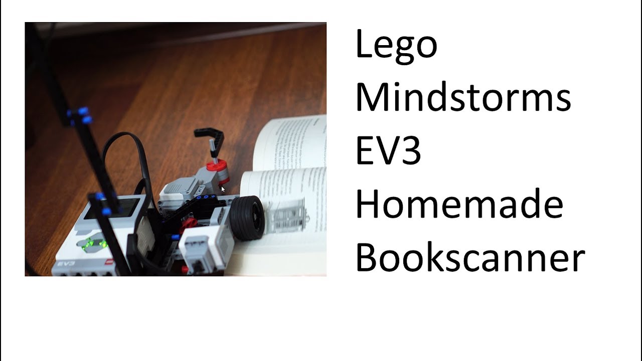Lego Ev3 Homemade book scanner without a pc - YouTube