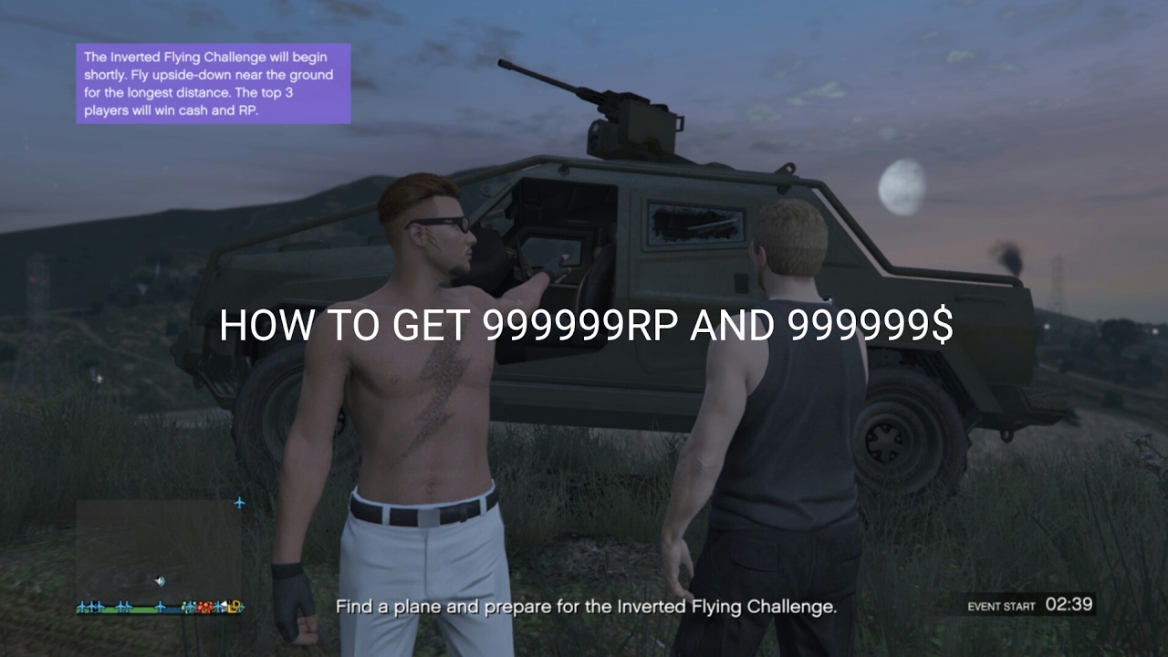HOW TO GET 9999999 RP AND $9999999 IN GTA V ONLINE |W/ TheJuicySniper ...