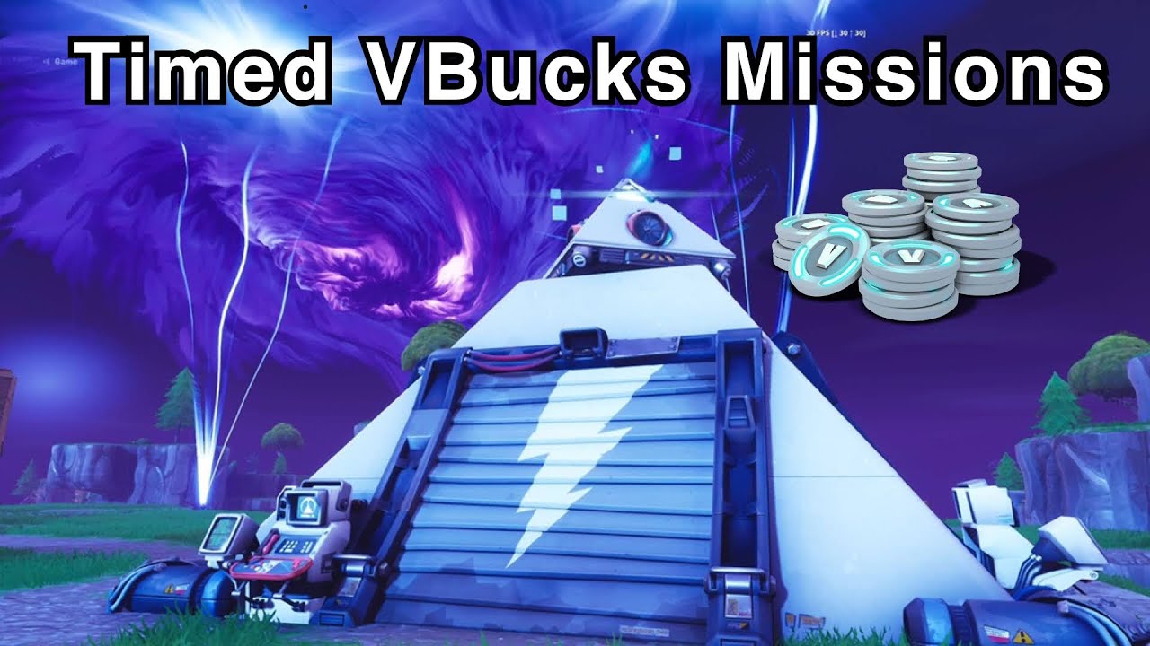 LIVE - Fortnite Save the World - Timed VBucks Missions Carries - 105 ...