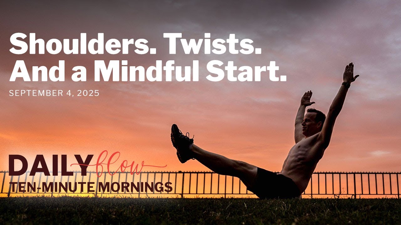 Shoulders, Twists & Mindful Start | Gentle 10-Minute Morning Yoga 🌞 ...