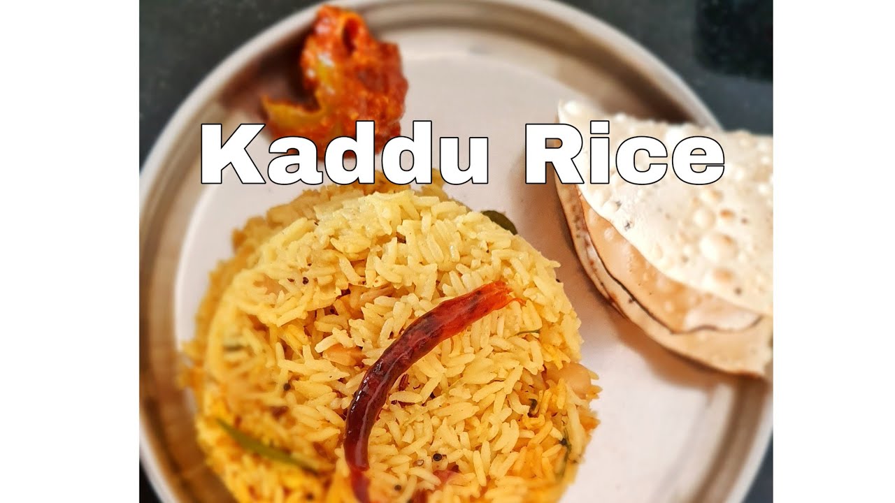 Kaddu Rice Recipe || pumpkin rice || - YouTube