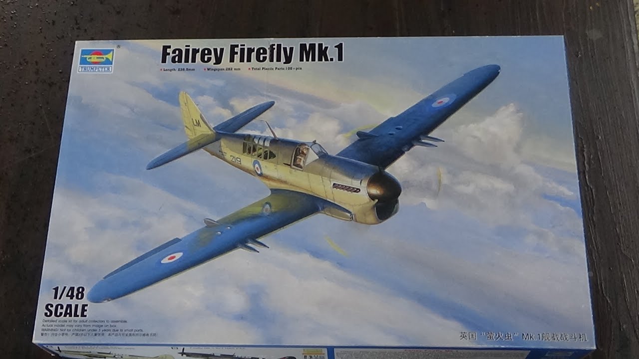 Inbox review of the 1/48 Scale Fairey Firefly Mk I Model Kit from ...