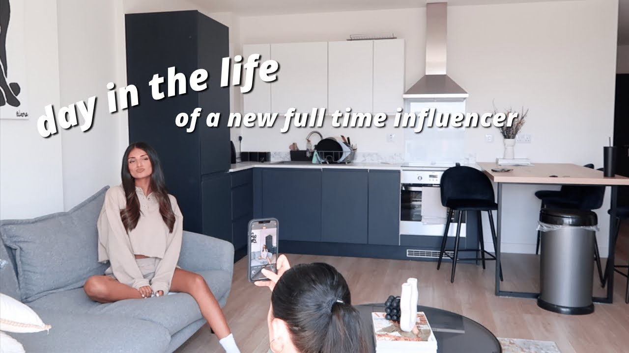a day in the life of a newly full time influencer | Kim Mann - YouTube