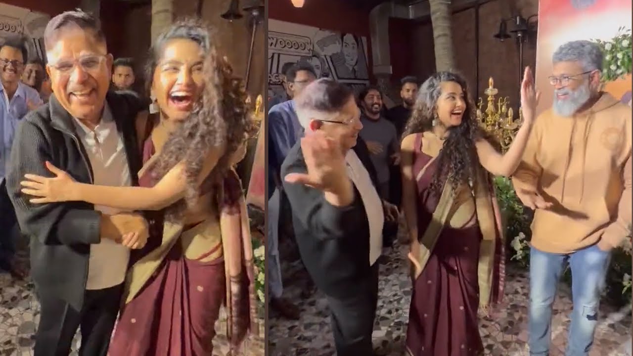 Sukumar and Allu Aravind Dance With Anupama @ 18 Pages Success Party ...