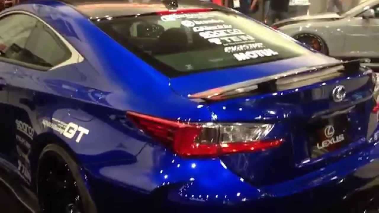 Ultra sonic blue Lexus RCF at SEMA - YouTube