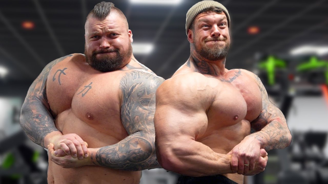 CHEST DAY with ‘THE GIANT' Jamie Christian! | ft Eddie Hall - YouTube