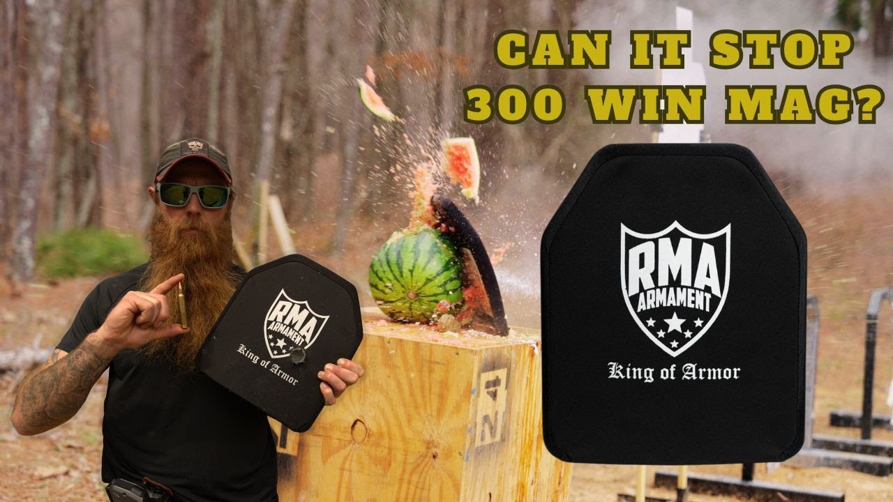 The BEST Body Armor For Civilians? | RMA Lightweight Level 4 Plate ...