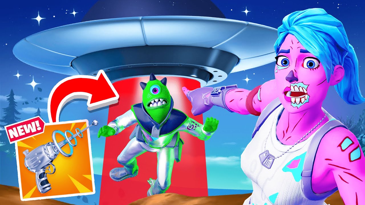 I *BROKE* Fortnite Season 7... (Alien Invasion) - YouTube