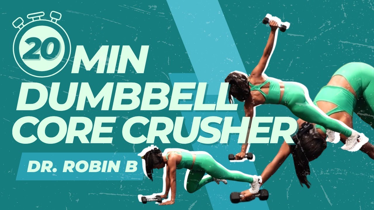 20 Min Dumbbell Core Crusher | Intense Abs Workout - YouTube