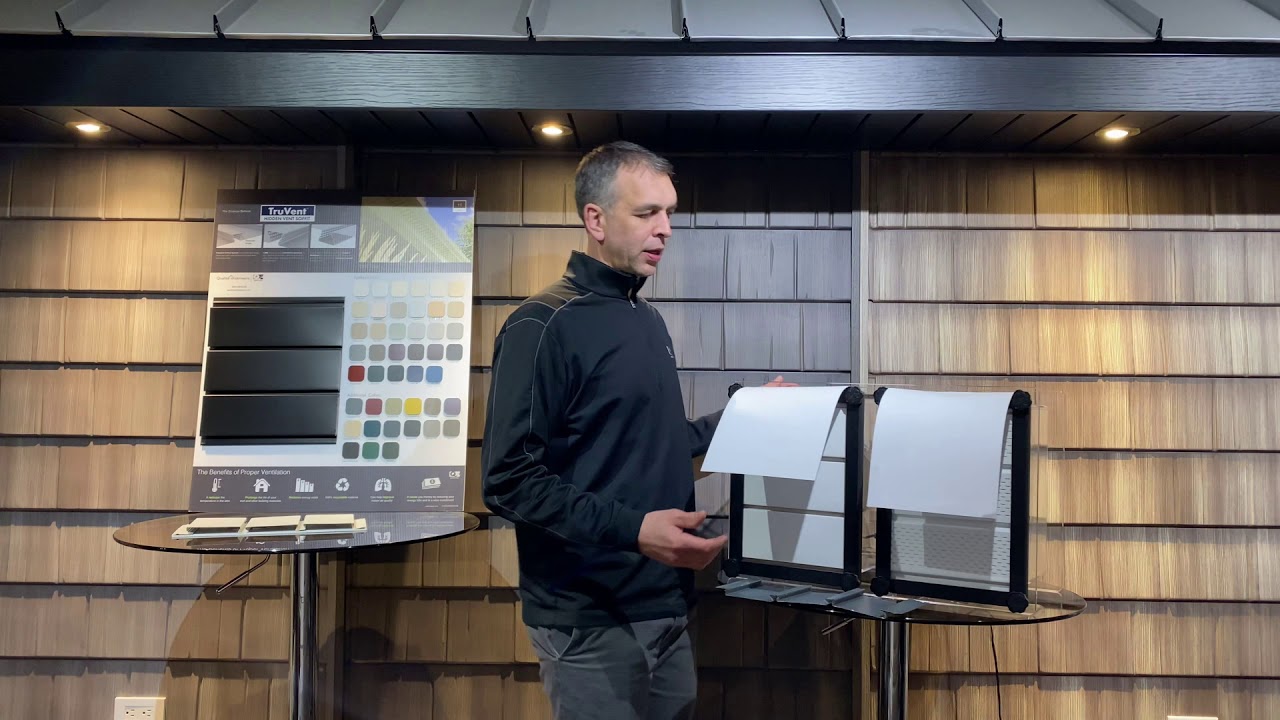 Truvent hidden Vent Soffit in 51 colors - YouTube