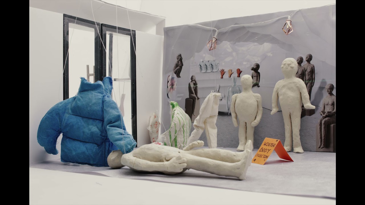 STOP-MOTION ANIMATION | clothes going shopping for bodies - YouTube