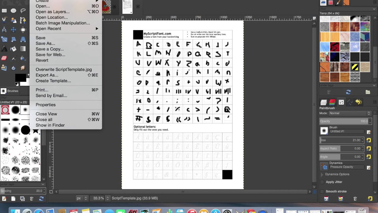 How to Make your Own Font! - YouTube