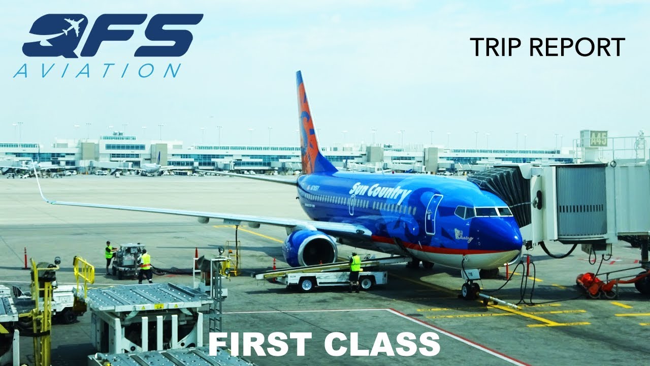 TRIP REPORT | Sun Country Airlines - 737 700 - Minneapolis (MSP) to ...