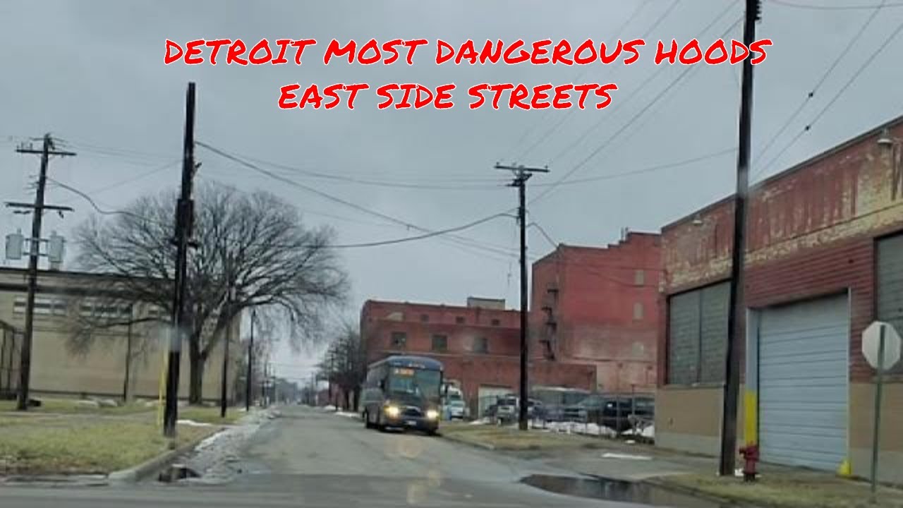 DETROIT'S MOST DANGEROUS UNINHABITED HOOD EAST | WINTER - YouTube