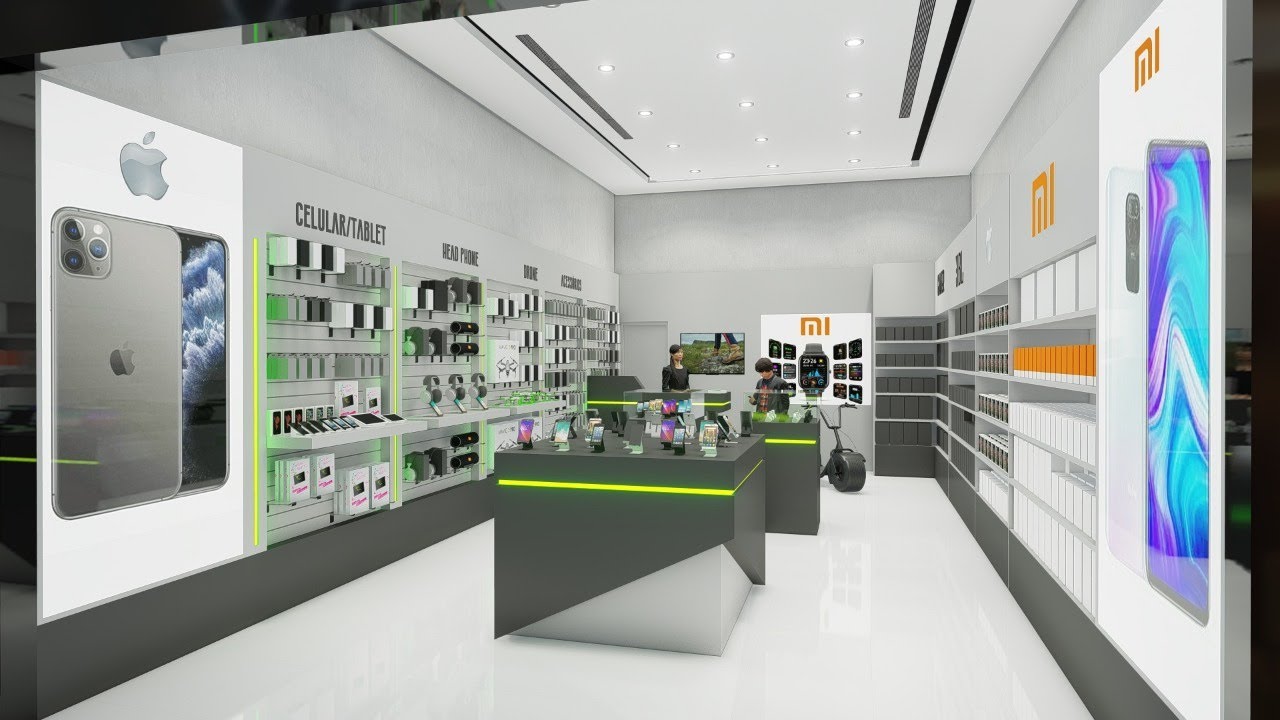 Loja de Celular e Eletrônicos Shopping I Projeto 3d Tiago Dutra - Live 07 - YouTube