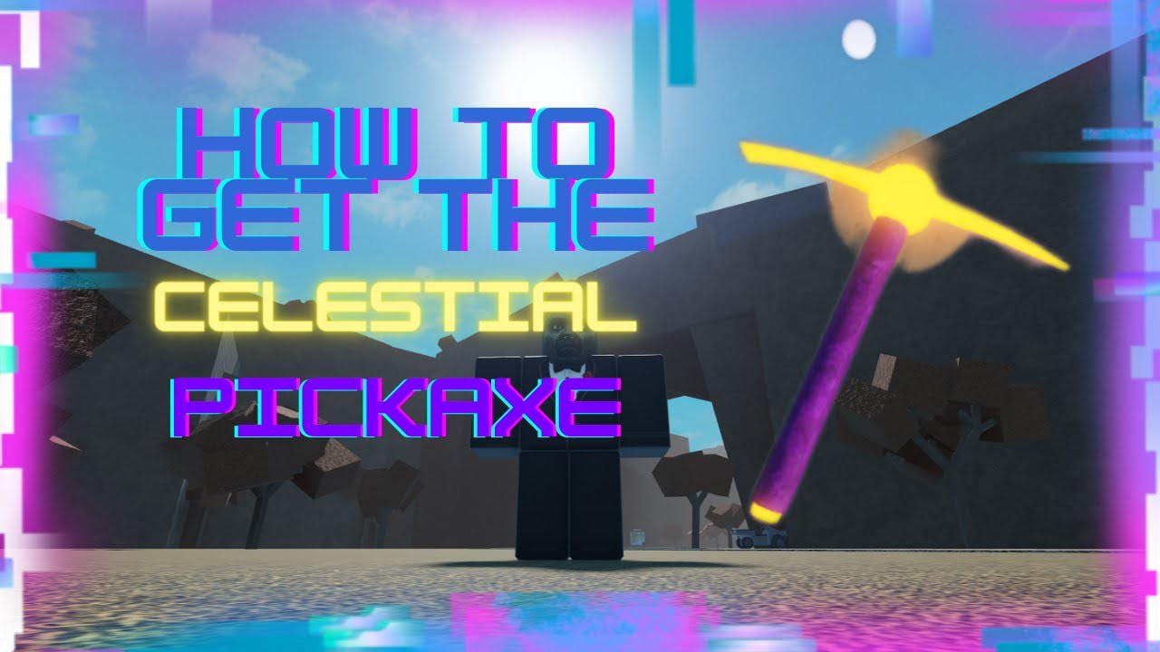 How to get the celestial pickaxe | Refinery caves - YouTube