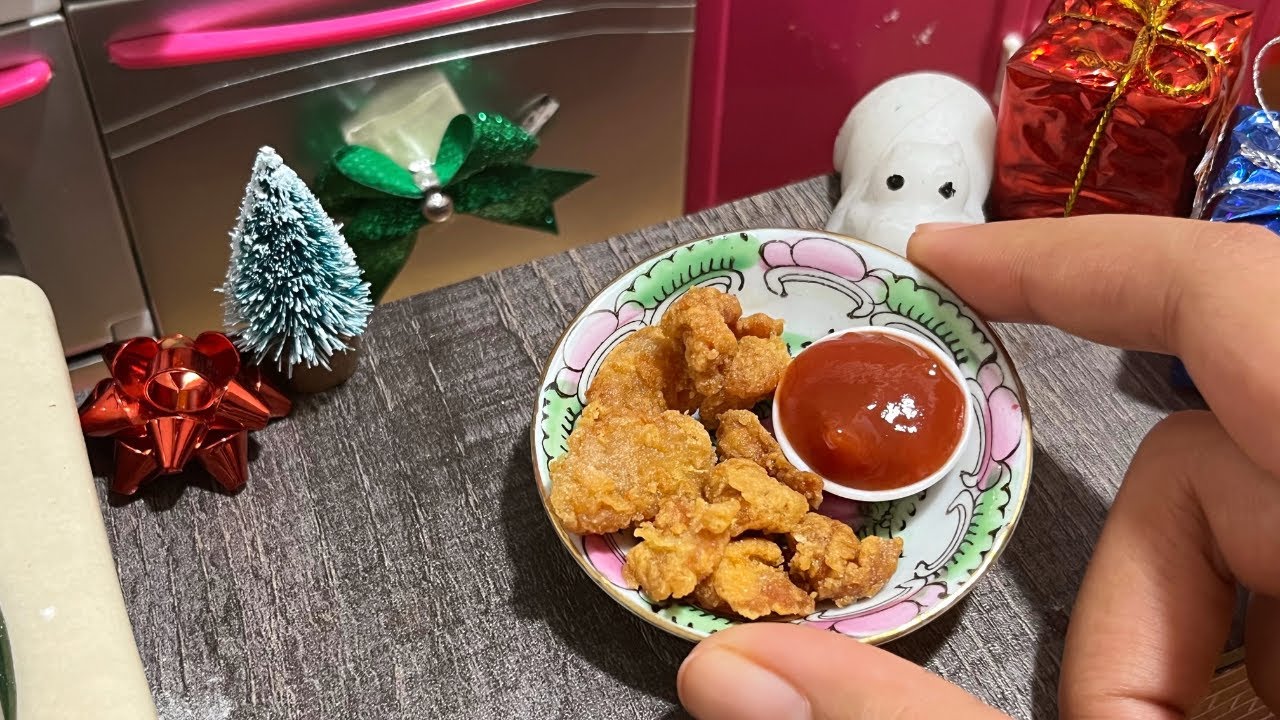 How to Cook Miniature Chicken Nuggets: The Happy New Year Recipe from Tiny Cuisine - YouTube