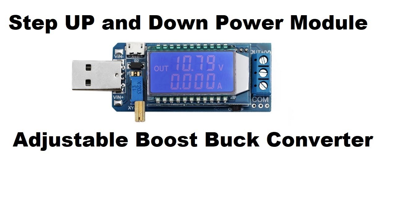 Usb step up and down power Module, Adjustable boost and buck converter ...