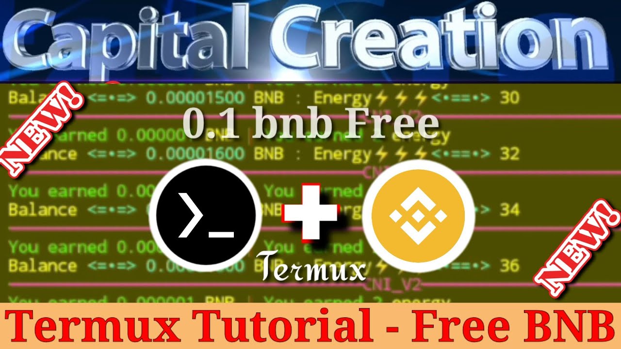 Termux Tutorial - Earn Free bnb With Termux || Android No Root - YouTube