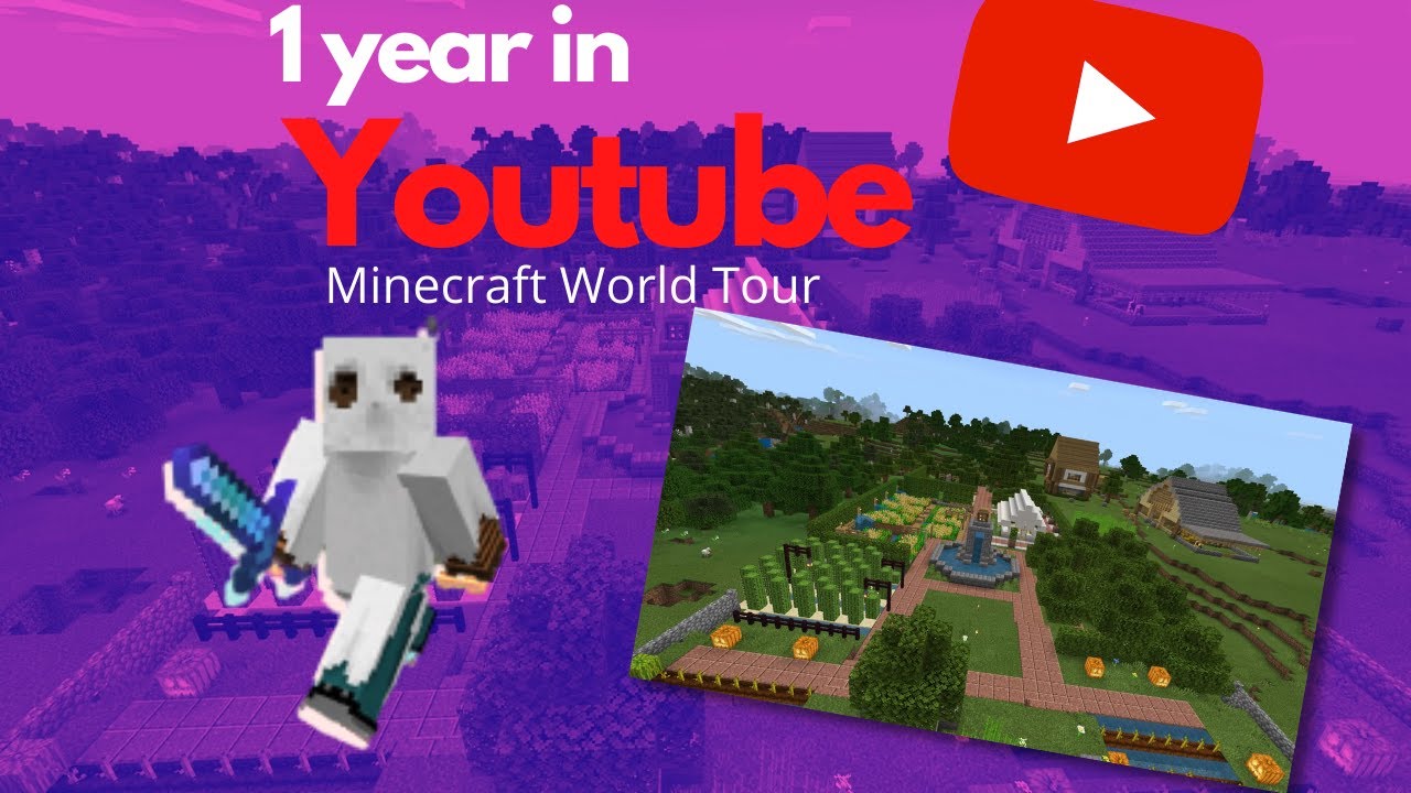 1 year in Youtube: Minecraft Secret World Tour - YouTube