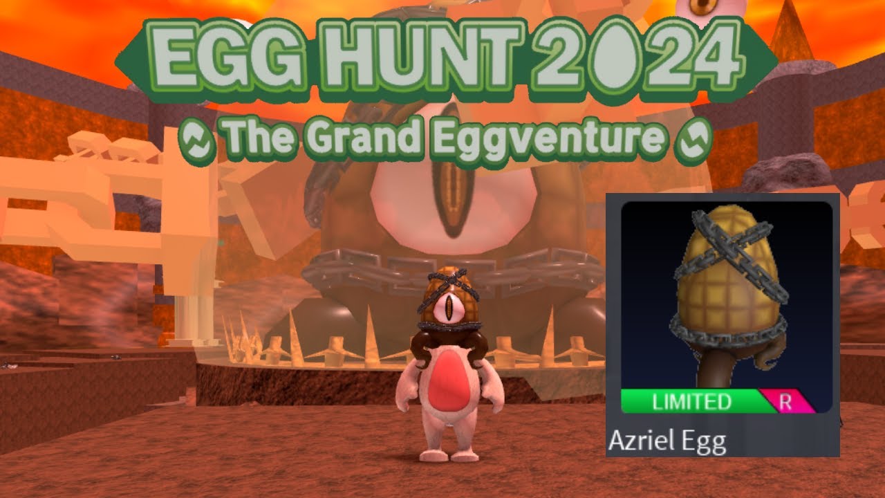 Azriel Egg [Egg Hunt 2024: The Grand Eggventure] | RetroStudio | Roblox ...