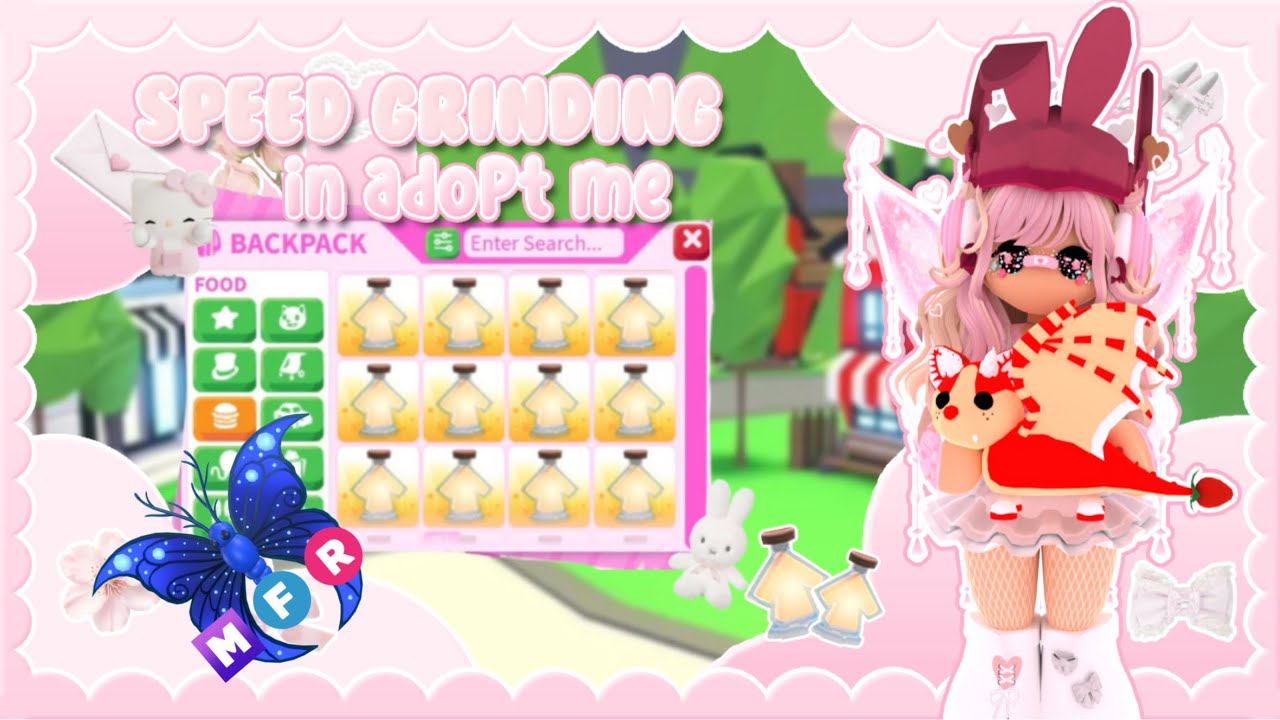 Speed Grinding In ADOPT ME! 😱2 HOUR Speed Grind! Aging Up MOONBEAM ...