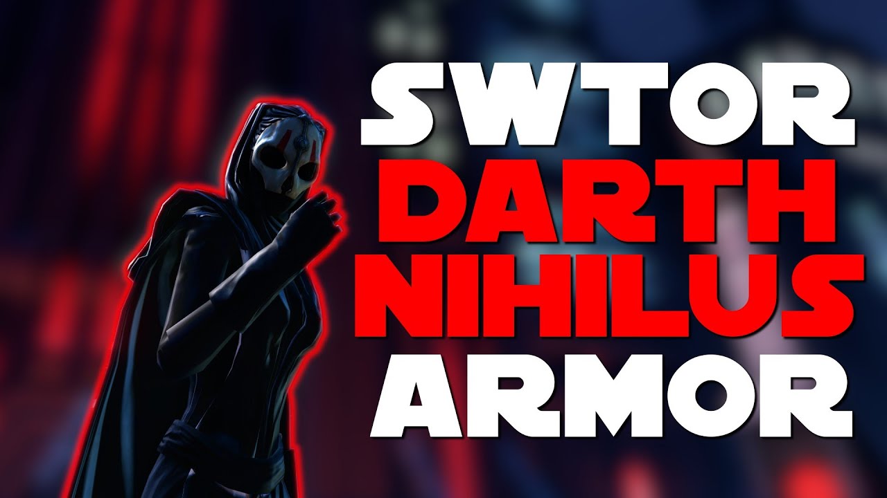 Darth Nihilus SWTOR Sith armor - SWTOR fashion guide - YouTube